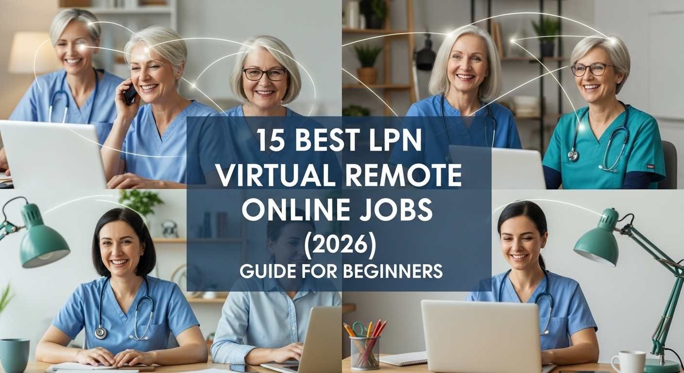 15 Best LPN Virtual Remote Online Jobs (2026 Guide for Beginners)